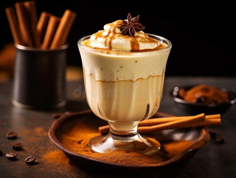 Dalgona Coffee, Fluffy Creamy Whipped Coffee , AI Generated Stock Image ...