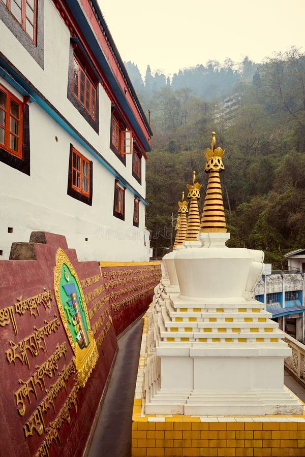 Dali Monastery in Darjeeling, India Stock Image - Image of state, india ...