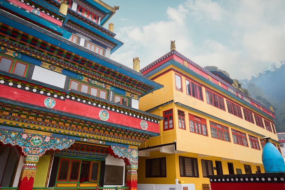 Dali Monastery in Darjeeling, India Stock Image - Image of travel ...