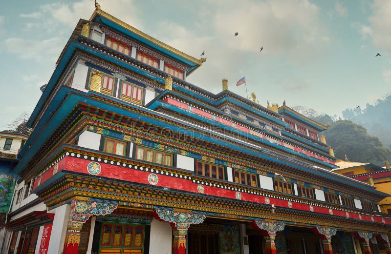 Dali Monastery in Darjeeling, India Stock Photo - Image of destination ...