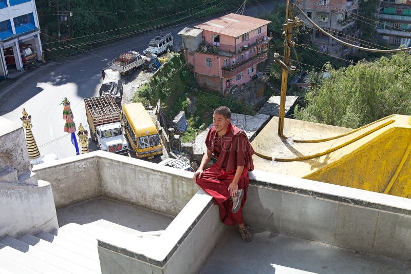 Dali Monastery, Darjeeling, Inde Photo éditorial - Image du vieux ...
