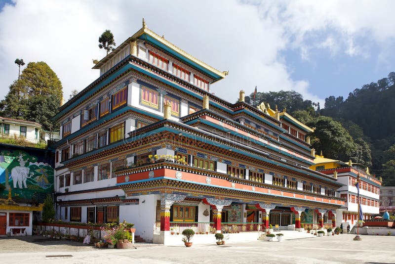 Dali Monastery, Darjeeling, India Editorial Stock Image - Image of ...