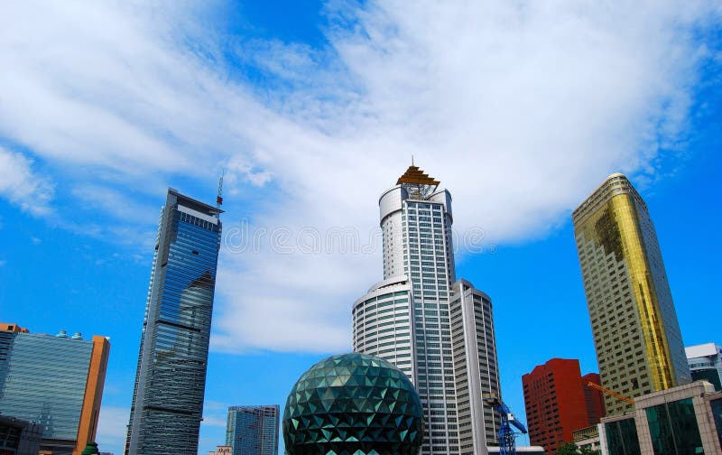 Dalian stock photo. Image of panoramic, modern, panorama - 10573512