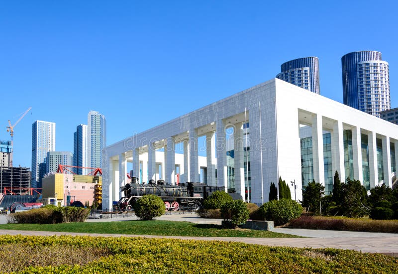 Dalian Modern Museum in Dalian City Editorial Stock Photo - Image of ...