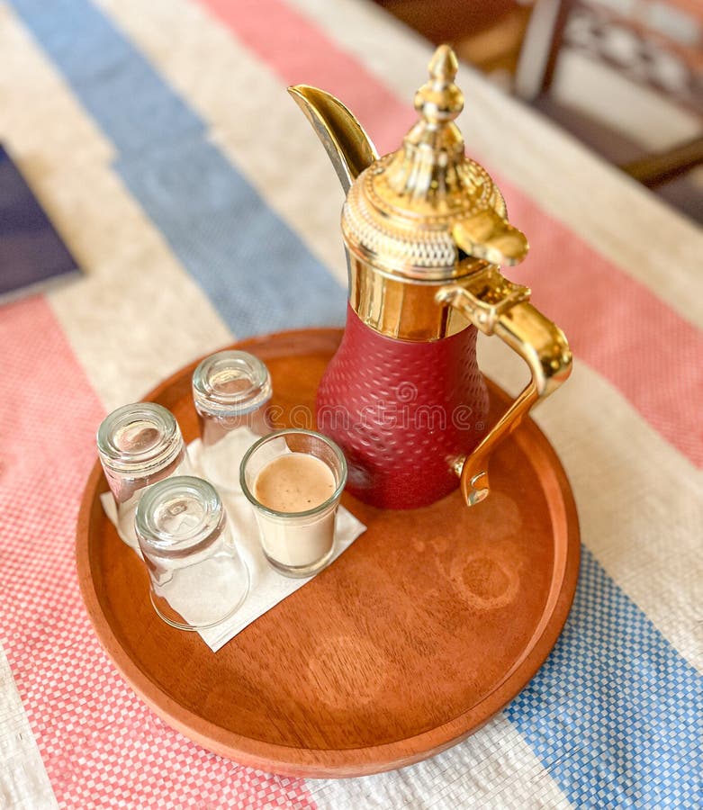 Dallah or Traditional Arabic Coffee Mug Stock Image - Image of seed ...