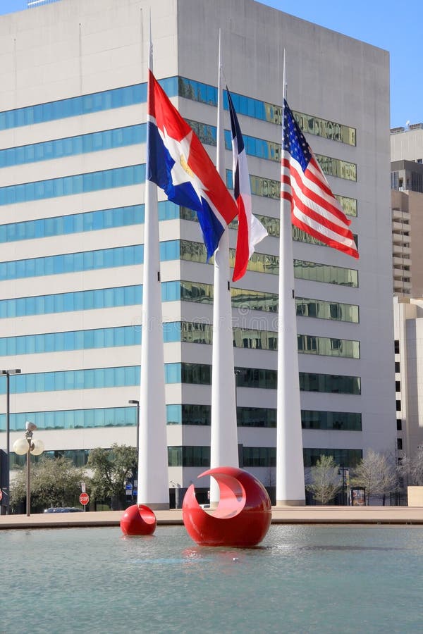 Dallas City Hall in Downtown Stock Image - Image of hall, sculpture ...