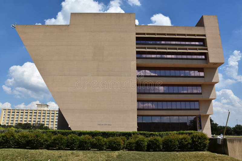 Dallas City Hall in Texas editorial stock image. Image of town - 78297364