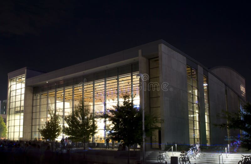 Dallas City Performance Hall Night Scenes Stock Photos - Free & Royalty ...