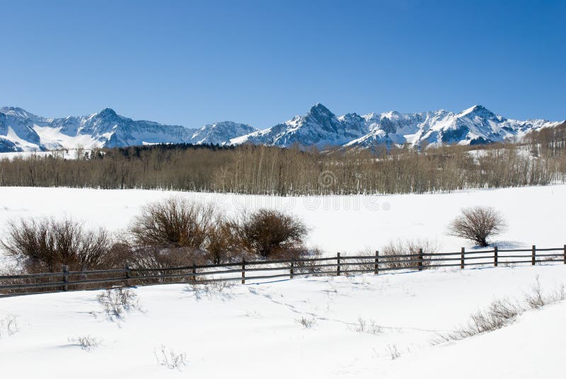 Dallas Divide in Winter stock photo. Image of winter, white - 6859710