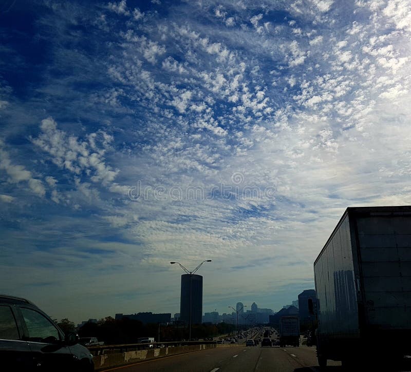 Dallas highway stock image. Image of bright, highway - 192145061