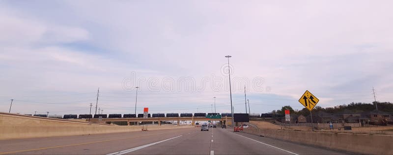 Dallas highway stock photo. Image of downtown, sunny - 192021468