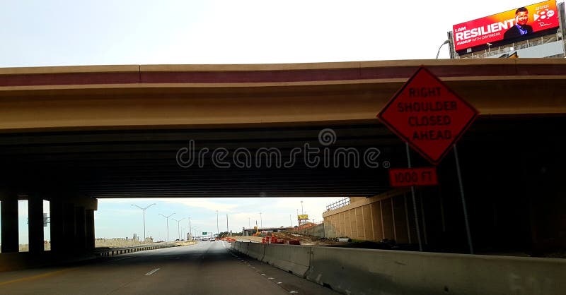 Dallas highway editorial stock photo. Image of road - 192021513