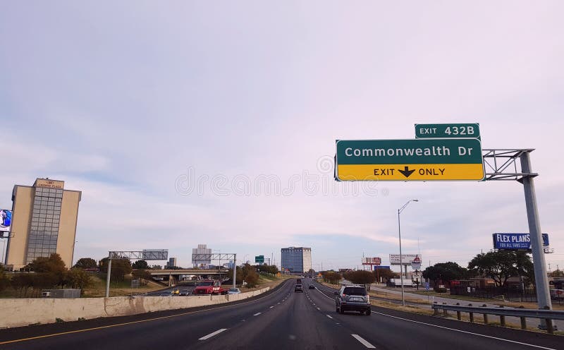 Dallas highway editorial photography. Image of blue - 192021572