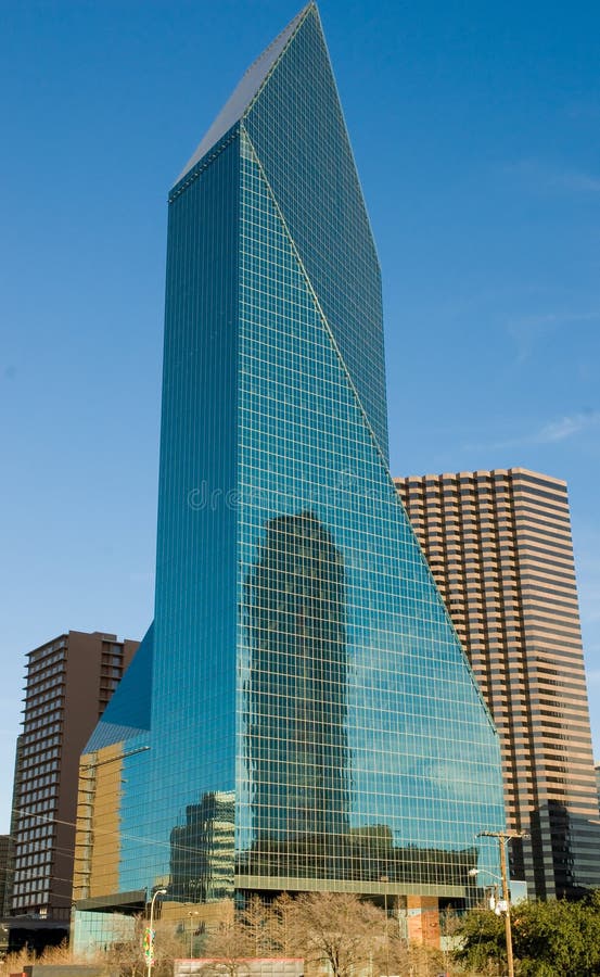 Dallas Skyline stock image. Image of office, road, evening - 12541755