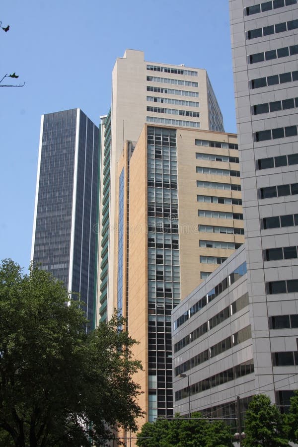 Dallas office buildings stock image. Image of architecture - 31091221