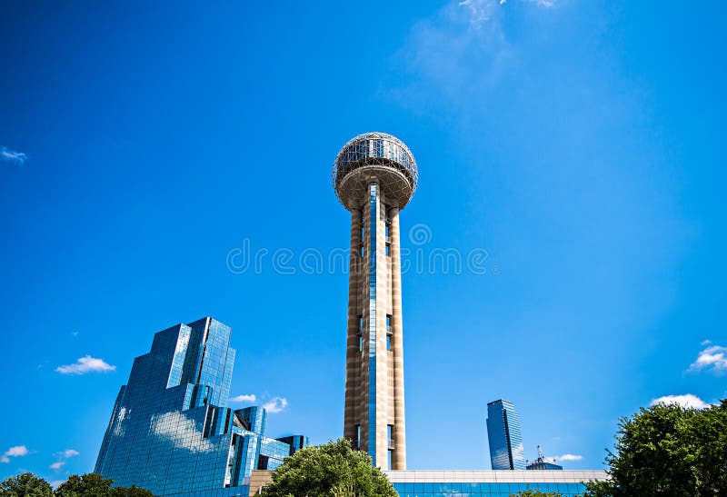 Dallas Texas City Skyline and Downtown Stock Photo - Image of modern ...