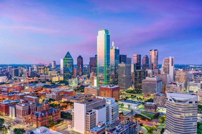 Dallas Texas stock image. Image of large, skyscrapers - 7905825