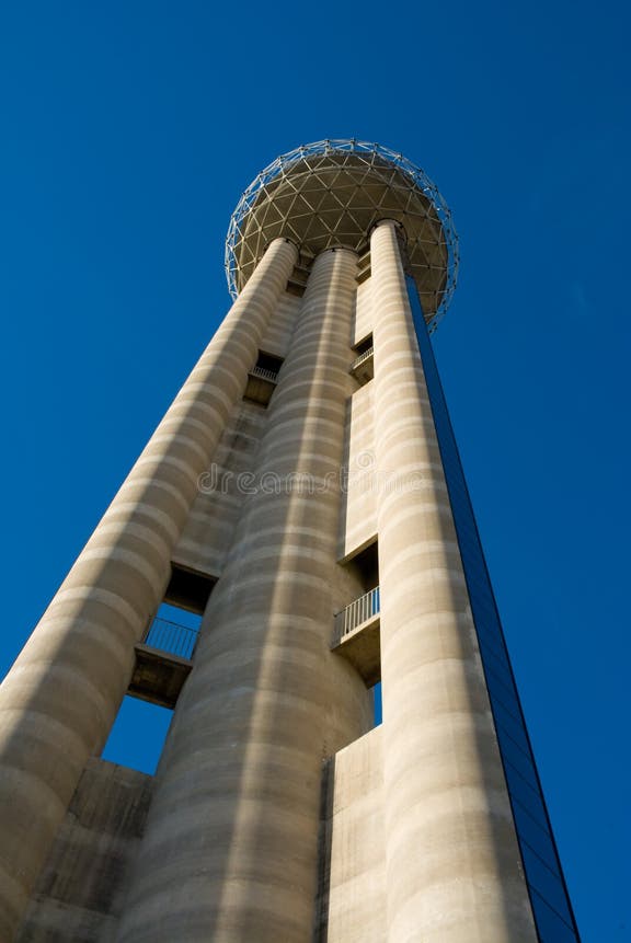 Dallas Tower stock image. Image of reunion, landmark, glass - 7999513