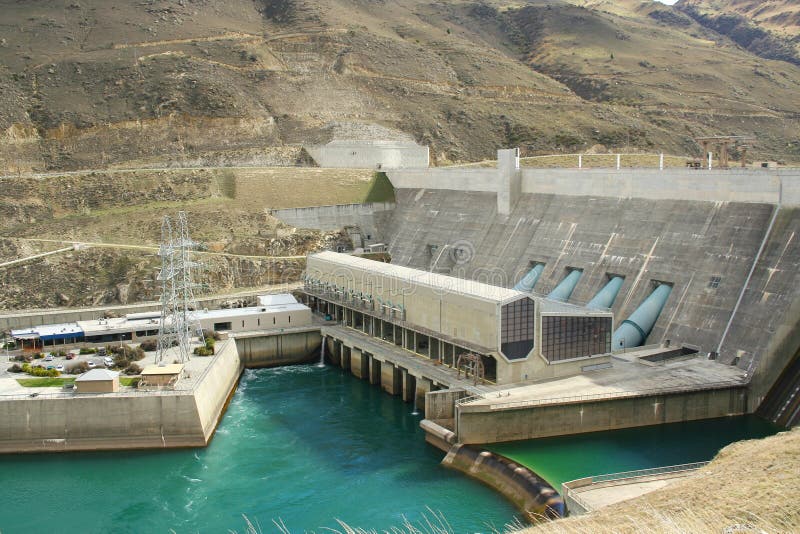 Dam stock photo. Image of water, dynamo, energy, zealand - 3843184