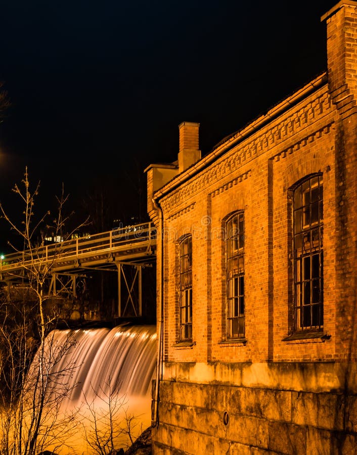 Dam on the Akerselva River in Oslo Stock Photo - Image of oslo, blue ...