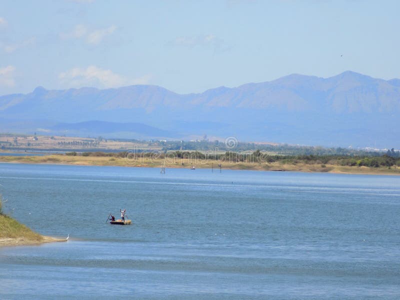 Dam backwaters stock image. Image of landscape, belur - 70332743