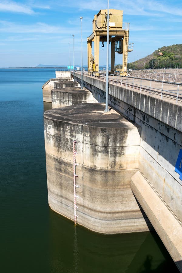 Dam or barrage stock image. Image of landscape, scale - 64075049