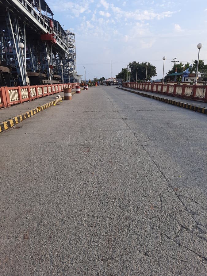 Dam, Bridge, Road, Metal Road, Steel Work, Bridge on Kali River Stock ...