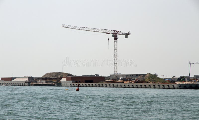Dam Called MOSE PROJECT in the Adriatic Sea 11 Stock Image - Image of ...