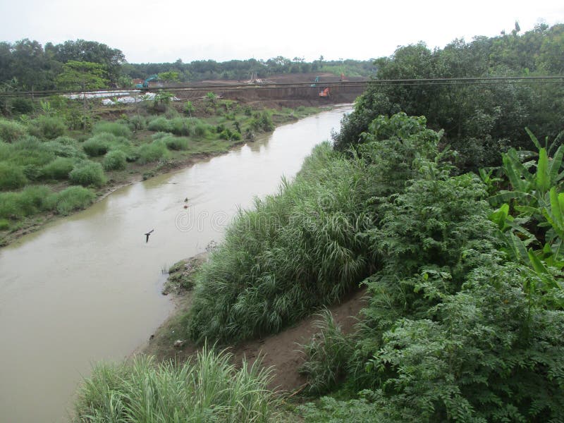 Dam construction project stock photo. Image of viaduct - 255673834