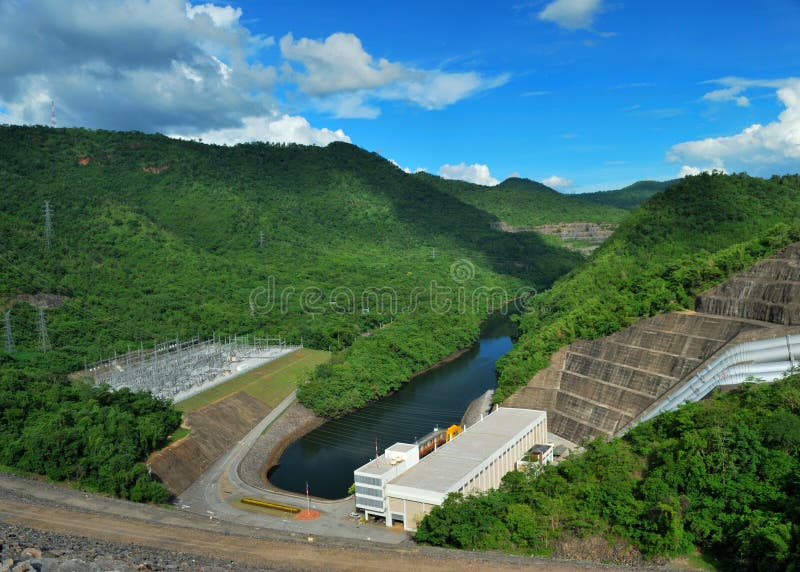 Dam and the forest stock image. Image of scene, plant - 14450277