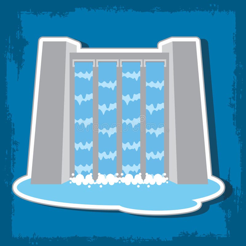 Dam logo stock illustration. Illustration of save, vector - 157725912