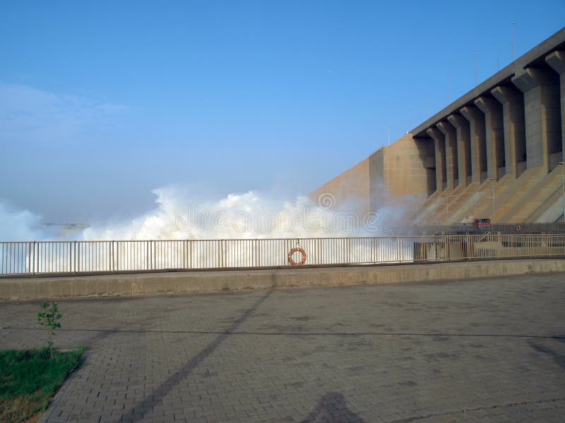 Dam of the Merowe Hydroelectric Power Station Stock Photo - Image of ...