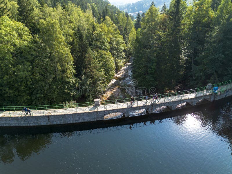 Dam on a Mountain River, Karpacz, Poland Stock Photo - Image of pursuit ...