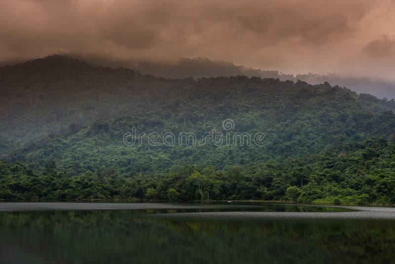 Dam is a Multi-purpose Hydroelectric Dam in Thailand Stock Photo ...