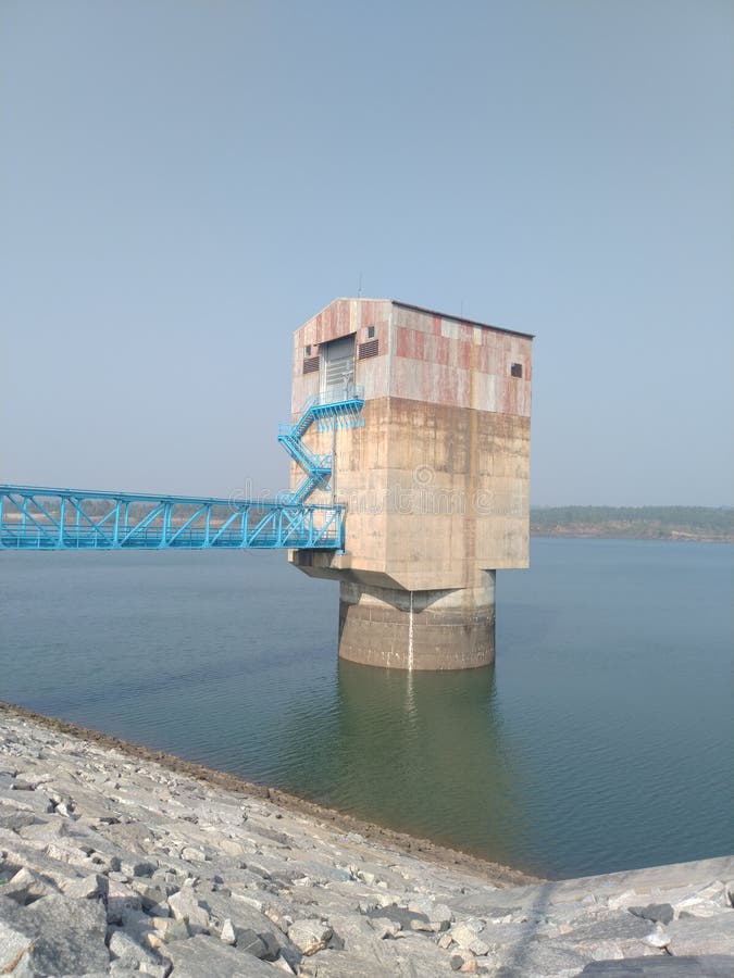 Dam operation house stock image. Image of coast, transport - 206494127