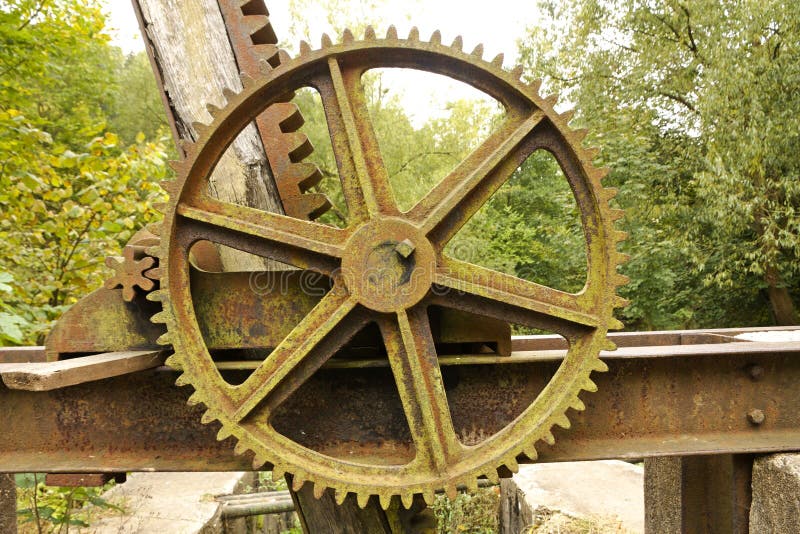 Dam over river in forest stock photo. Image of close - 78967046