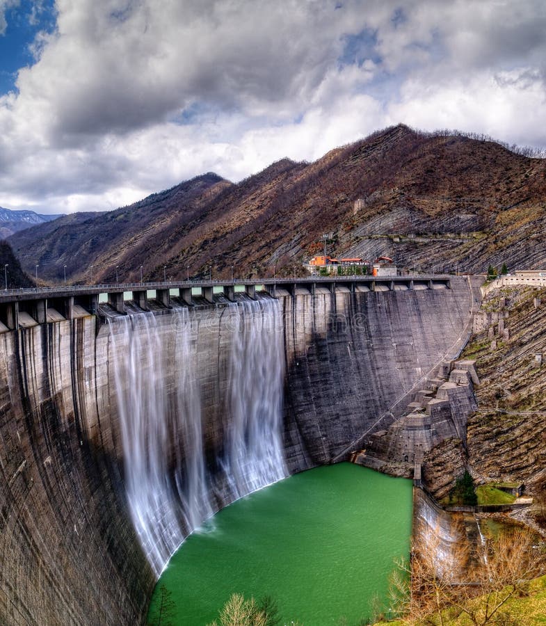 Mist Rising Above the Katse Dam Wall in Lesotho Stock Photo - Image of ...