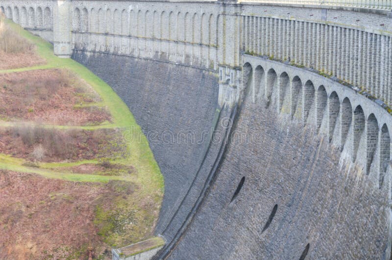 Dam Reservoir, Concrete Dam, Stock Photo - Image of lake, environment ...