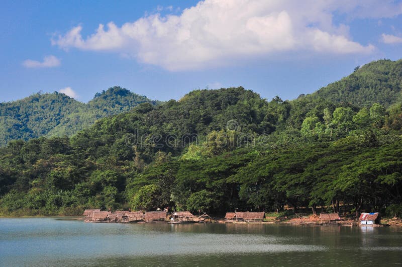 Dam Save Landscape Raft Water Mountain Stock Photo - Image of grow ...