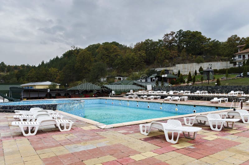 Dam shore resort stock image. Image of shore, camp, fence - 46283209