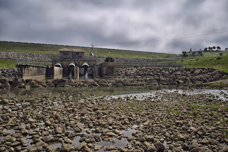 Dam sleeping stock photo. Image of european, fall, hydro - 53400948