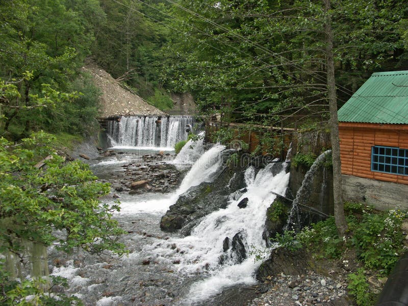 A Small Power Pole in a Rural Area Stock Photo - Image of design, line ...