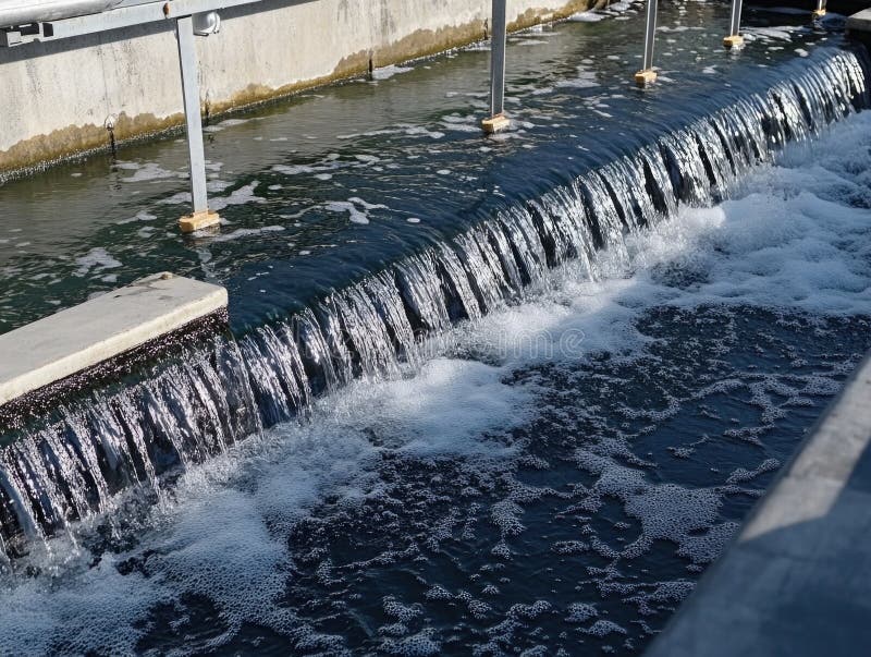 Dam spillway waterfall stock image. Image of landscape - 379373921