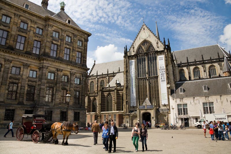 Dam Square, Amsterdam editorial image. Image of european - 27370495