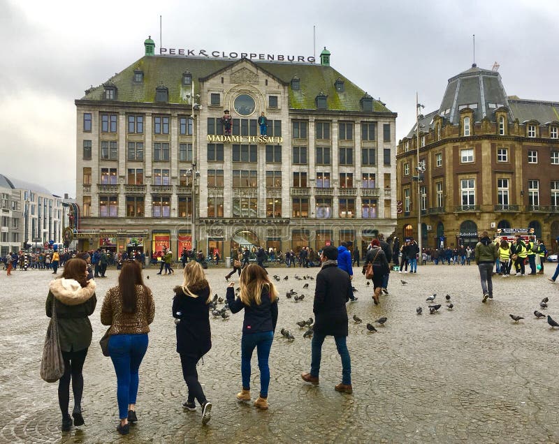 Dam Square, Amsterdam editorial image. Image of european - 27370495