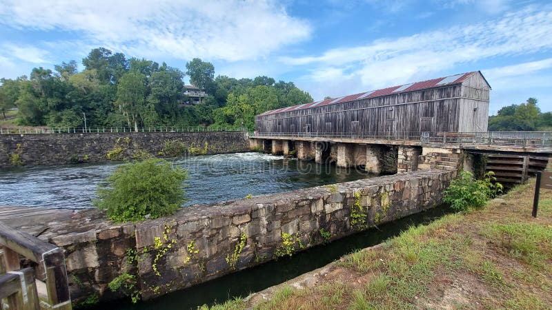 Dam system stock photo. Image of ruins, tree, landmark - 296892146