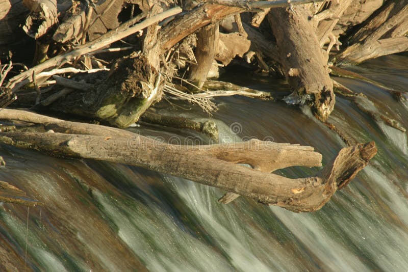 Dam trees stock image. Image of flow, waterfall, stream - 511801