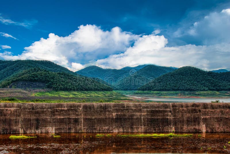 Dam view stock photo. Image of scenery, water, clear - 48292060