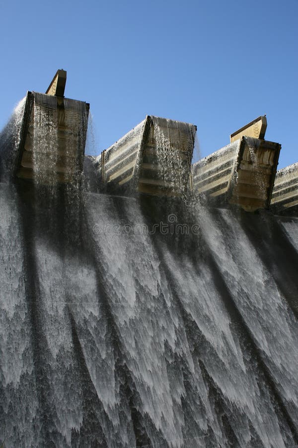 Dam Wall stock photo. Image of industry, fall, water, outdoor - 2112714
