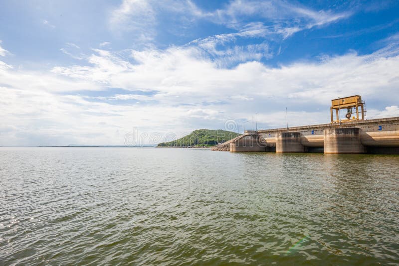 Water Storage Dams for Dry Season Use Stock Image - Image of dams ...